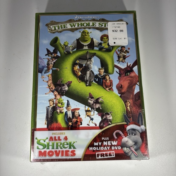 Media | Shrek The Whole Story Dvd Box Set Shrek 1 2 3 4 Movie ...